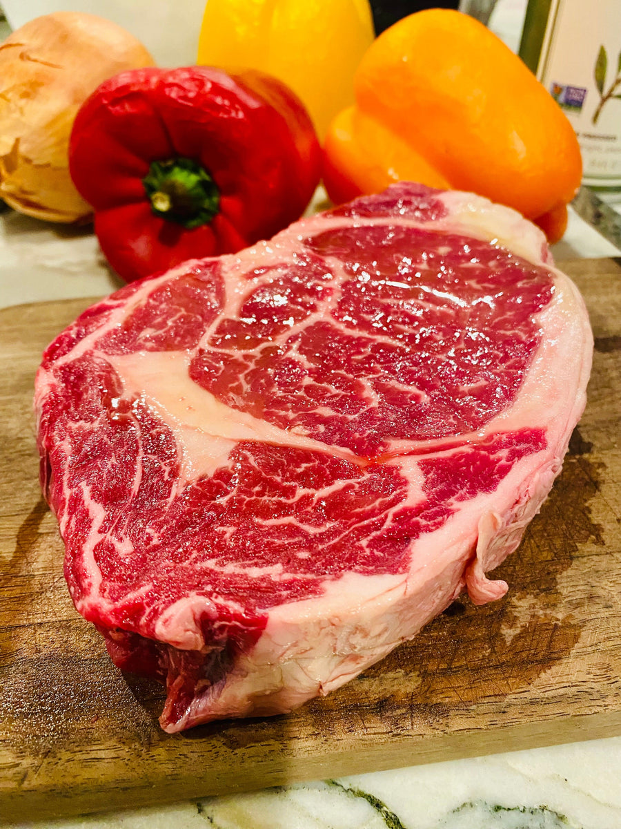 American Wagyu Ribeye Steak Gift Package (4 steaks) – Null Ridge ...